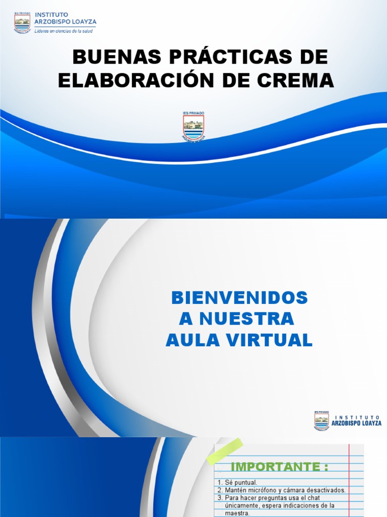 Buenas Prácticas de Elaboración de Crema | PDF