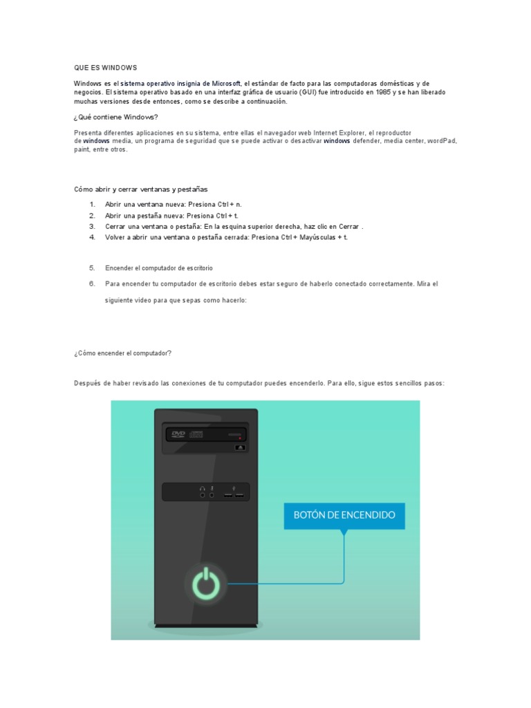 SEMANA 2 Ventana de Windows - 1195424948 | PDF