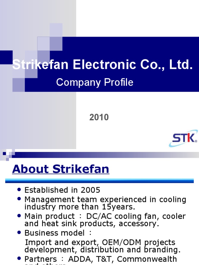 STK Presentation 2010 | PDF | Manufactured Goods | Electrical Engineering