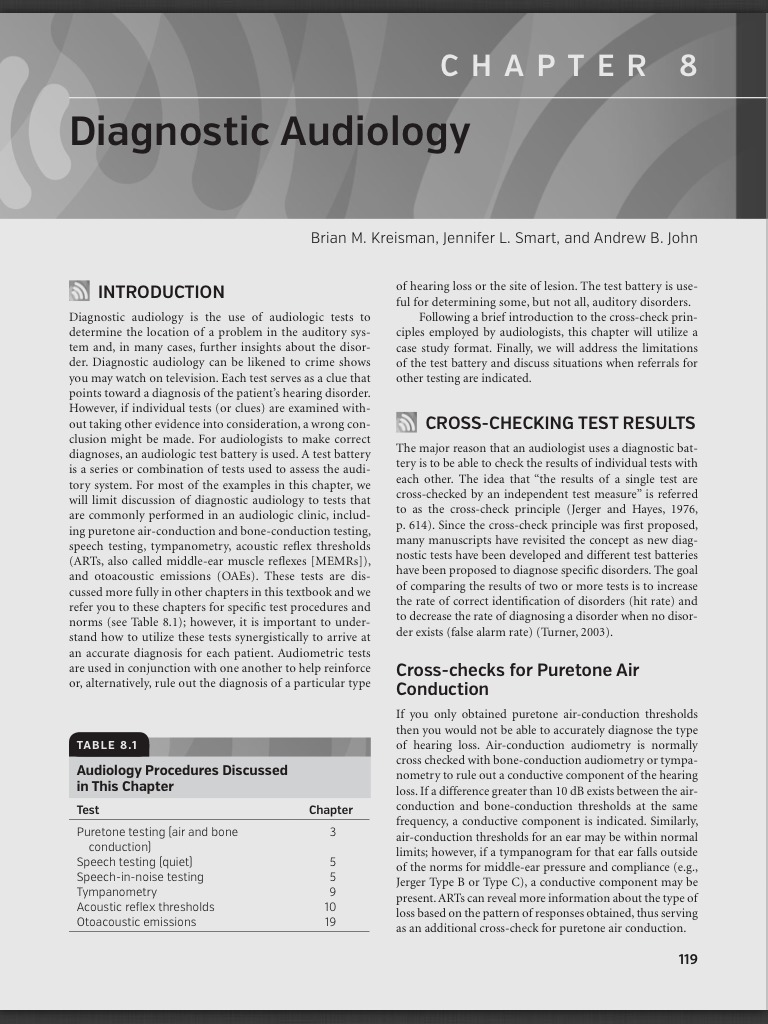 Diagnostics Audiology | PDF