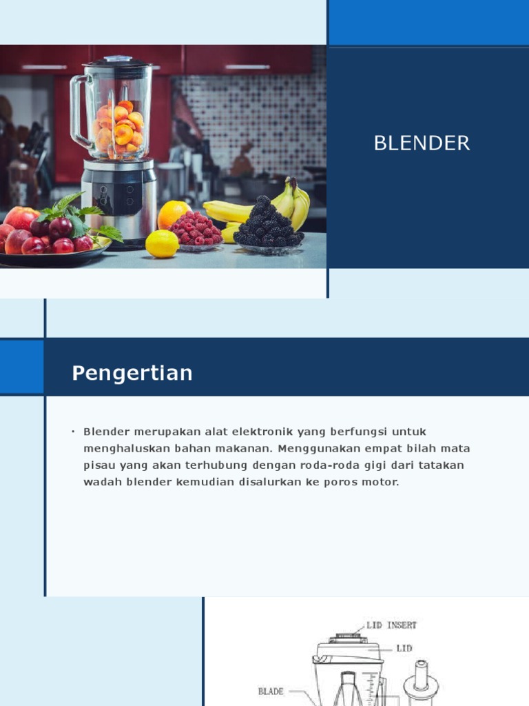MR Blender | PDF | Griya & Taman