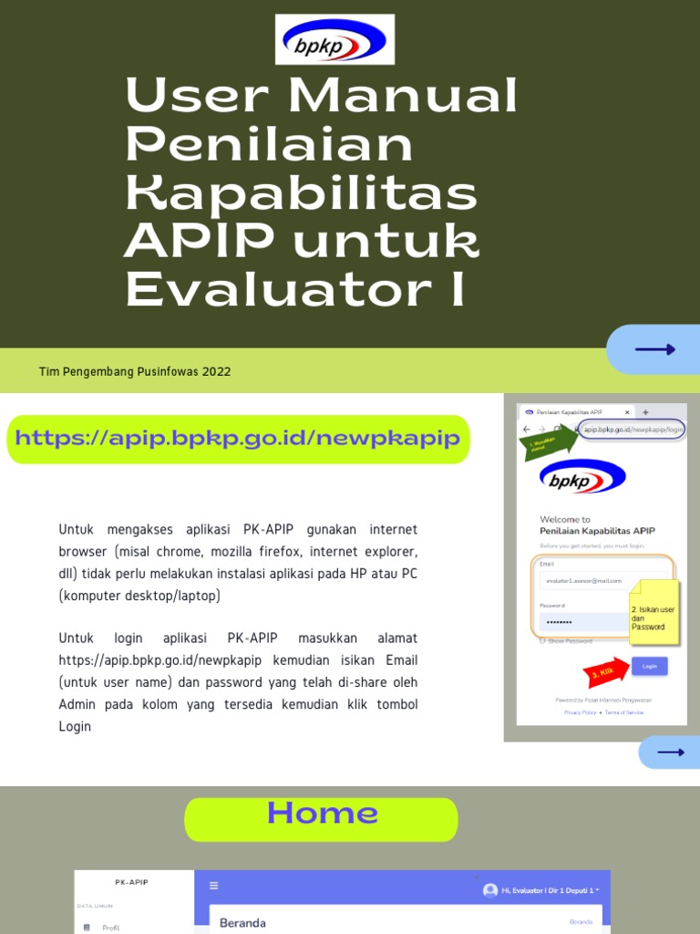 User Manual Penilaian Kapabilitas APIP Untuk Evaluator I | PDF | Bisnis ...
