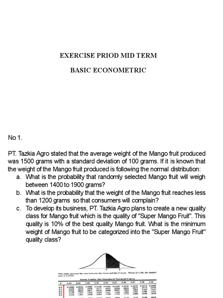 Exercise Prior Midterm | PDF | Statistics | Statistical Theory