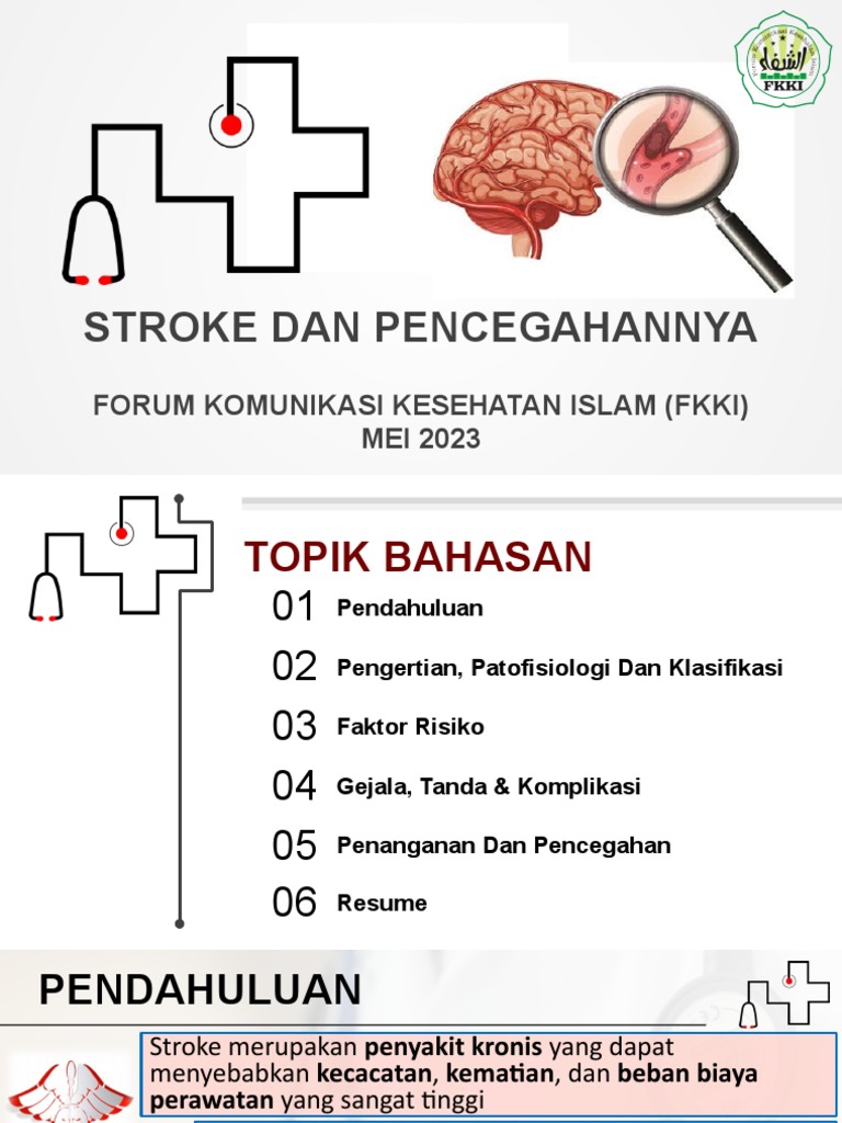 FKKI - Mei 2023_Pencegahan Stroke.pptx(2) | PDF