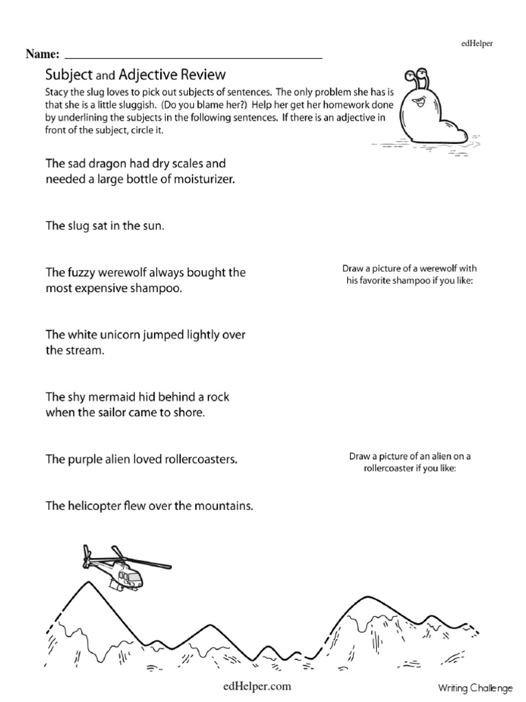 6th Grade Writing Worksheets | PDF