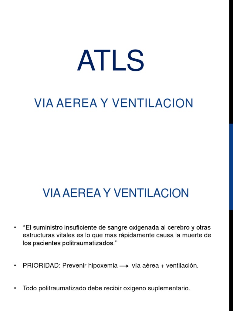ATLS | Descargar gratis PDF | Lesión | Reanimación cardiopulmonar
