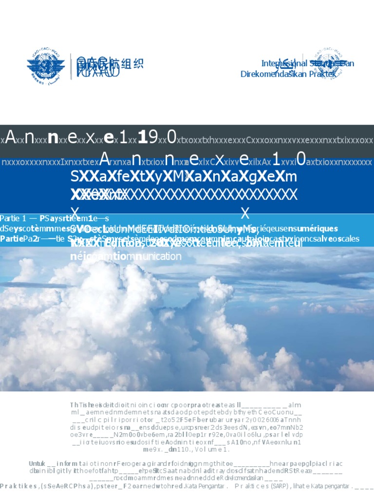 An19 - Cons - Annex 19 - Safety Management - 04-11-2020 | PDF