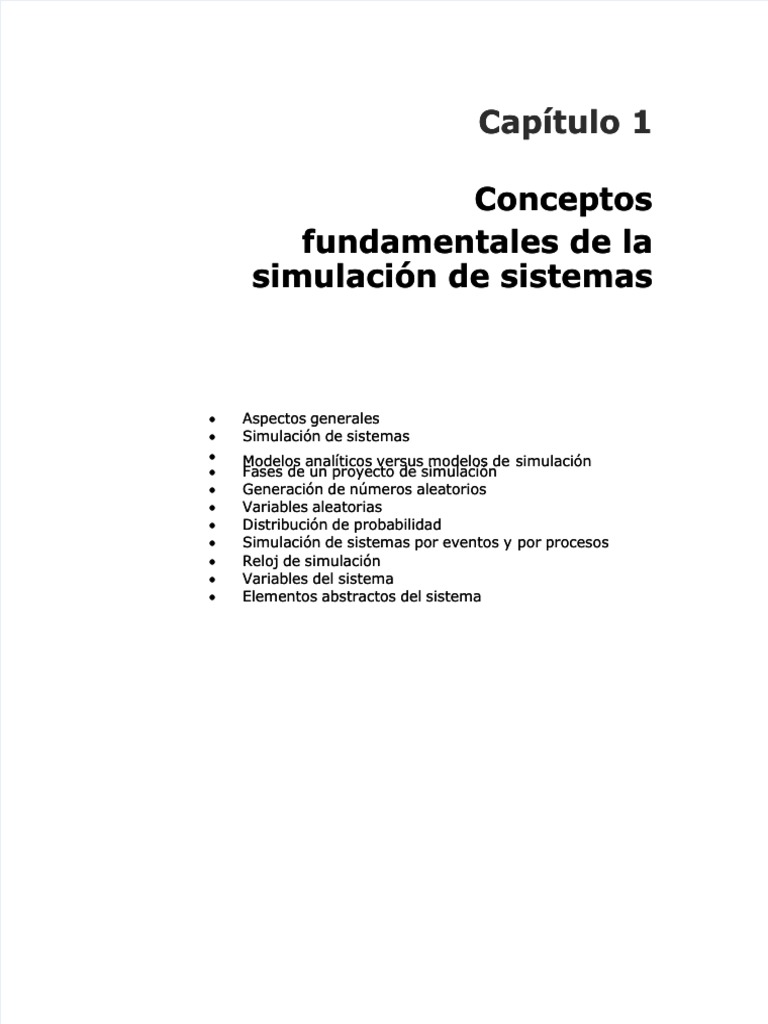 PDF Libro Simulacion Con Arena Capitulo 01 19 71 - Compress | PDF | Simulación | Experimentar