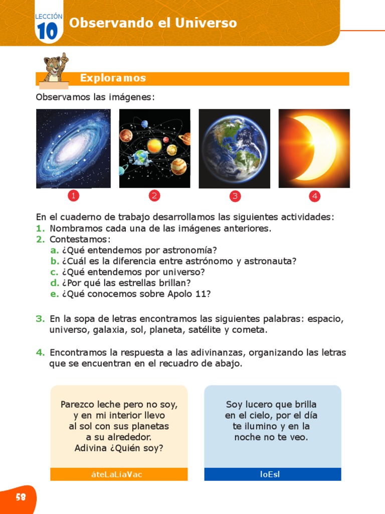 4to CC NN SOLO LEER Observando El Universo | PDF | Galaxia | Universo