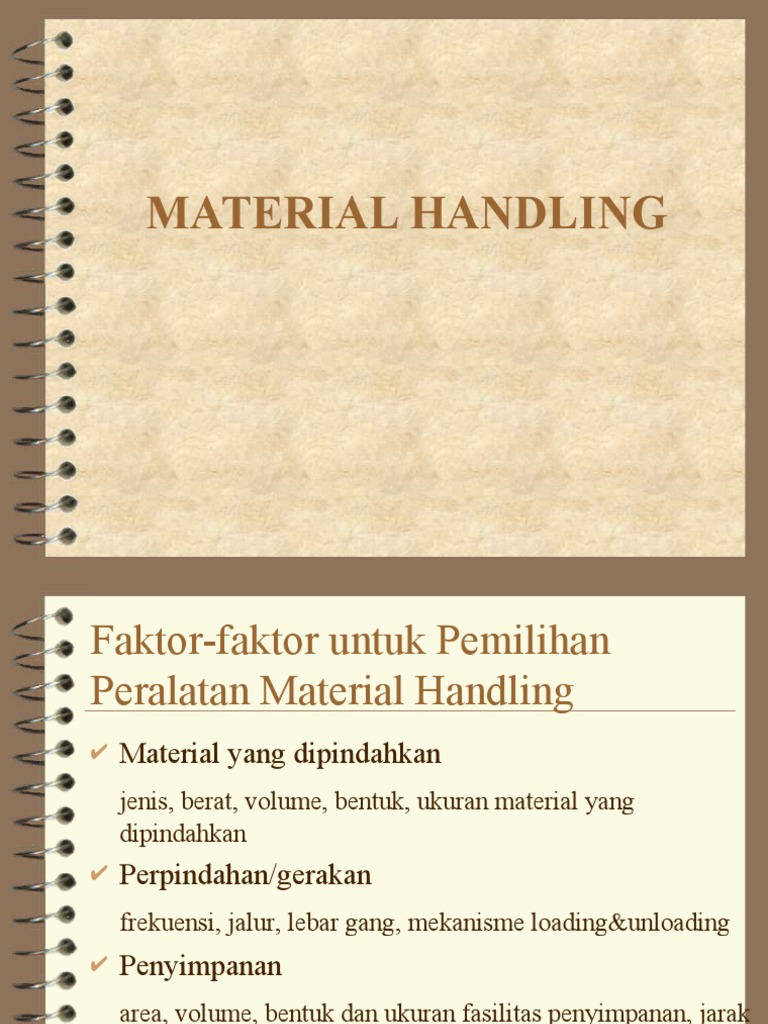 Material Handling | PDF