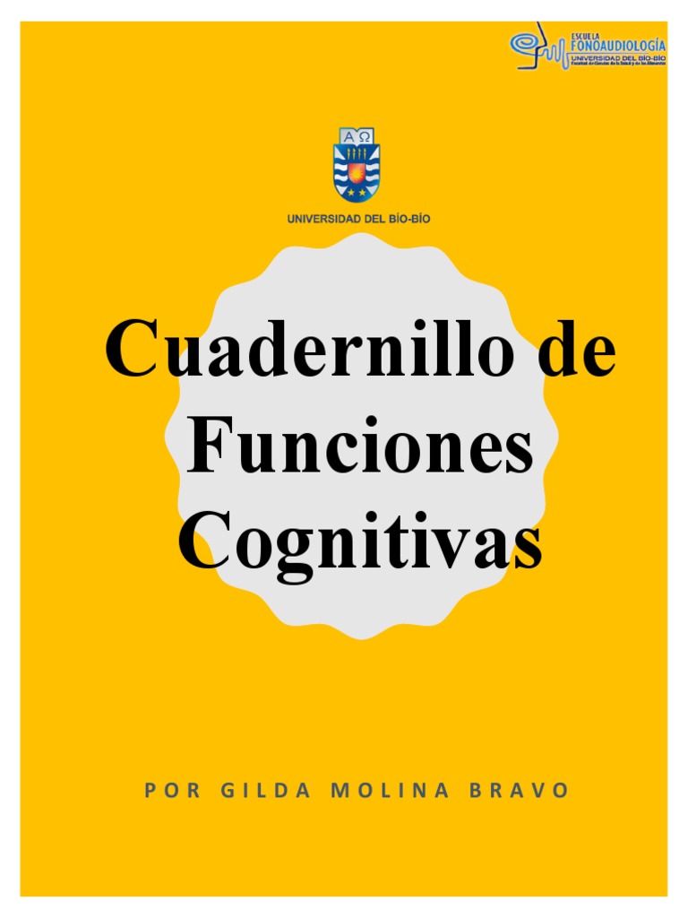 Cuadernillo Funciones Cognitivas | PDF | Lápiz | Herramientas