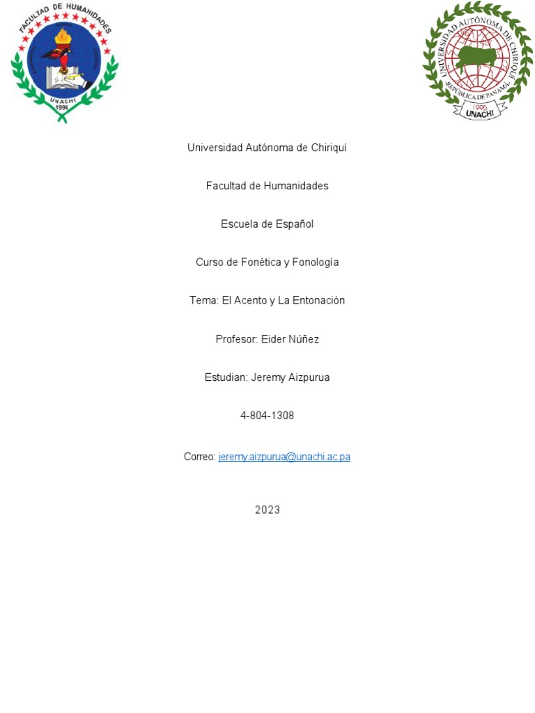 Acento y Entonación en Español | PDF | Sílaba | Fonología