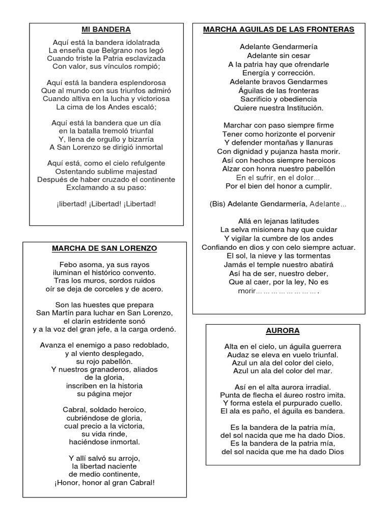 Marcha Curupaytí y Otras Letras Militares | PDF