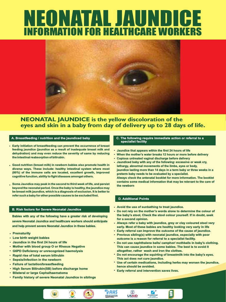 New Jaundice Poster 2 | Download Free PDF | Breastfeeding | Breast Milk