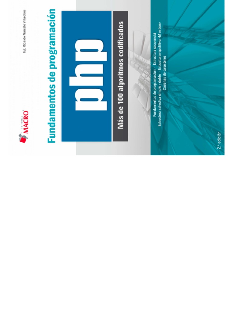 Fundamentos de Programacion en PHP | PDF | Lógica matemática | Ciencias de la Computación