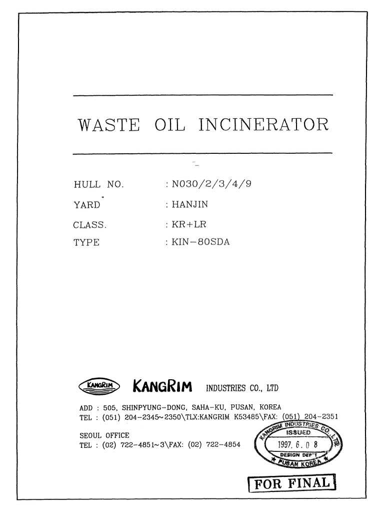 Mm-26 Incinerator | PDF