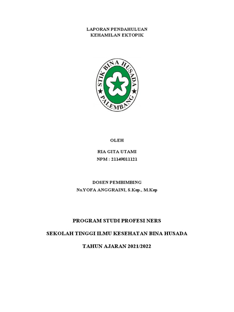 LP KEHAMILAN ETOPIK Ria Gita | PDF