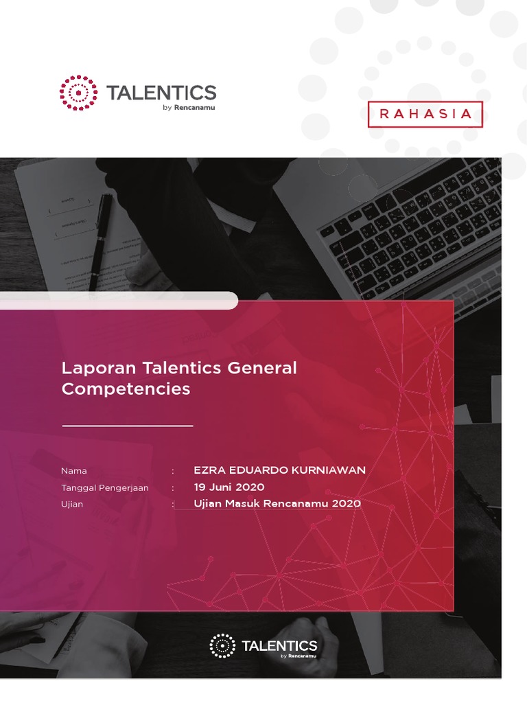 Laporan Hasil Tes Kompetensi Talentics | PDF | Karier & Perkembangan ...