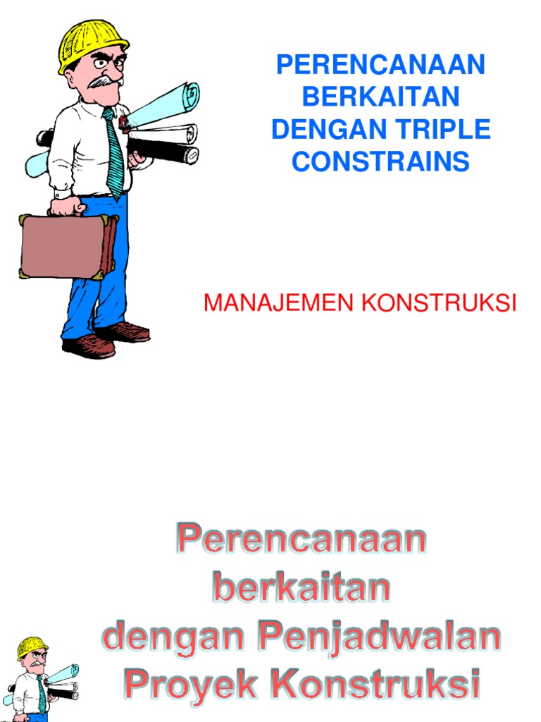 Penjadwalan Proyek Konstruksi | PDF