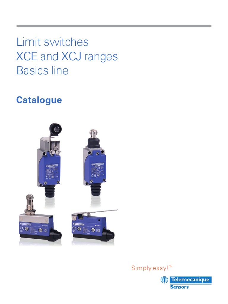 Xce C and XCJ Catalog | PDF | Switch | Electrical Engineering