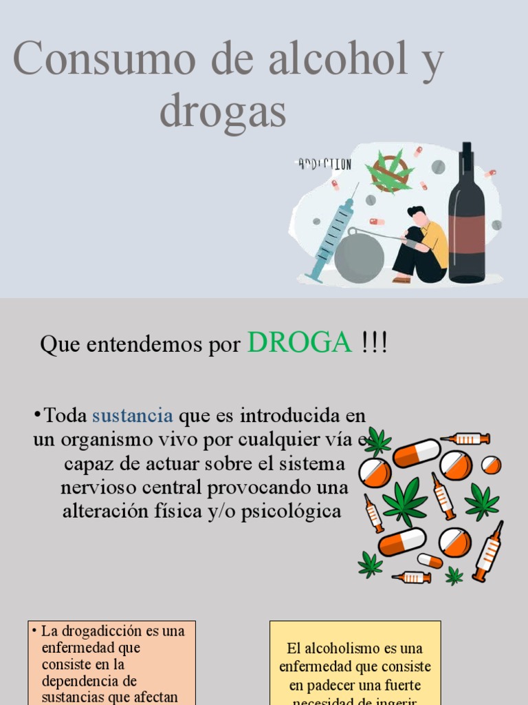 Consumo de Alcohol y Drogas | PDF