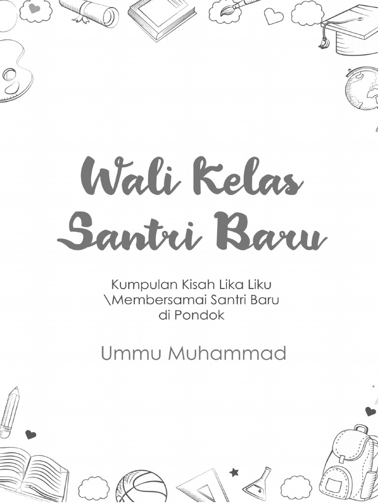 LAYOUT BUKU B&W Wali Kelas Santri Baru | PDF