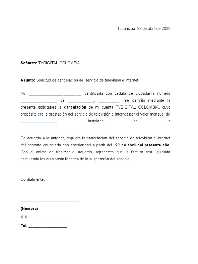 Modelo Contrato Compraventa Carta De Cancelacion De Servicio De Luz 5174