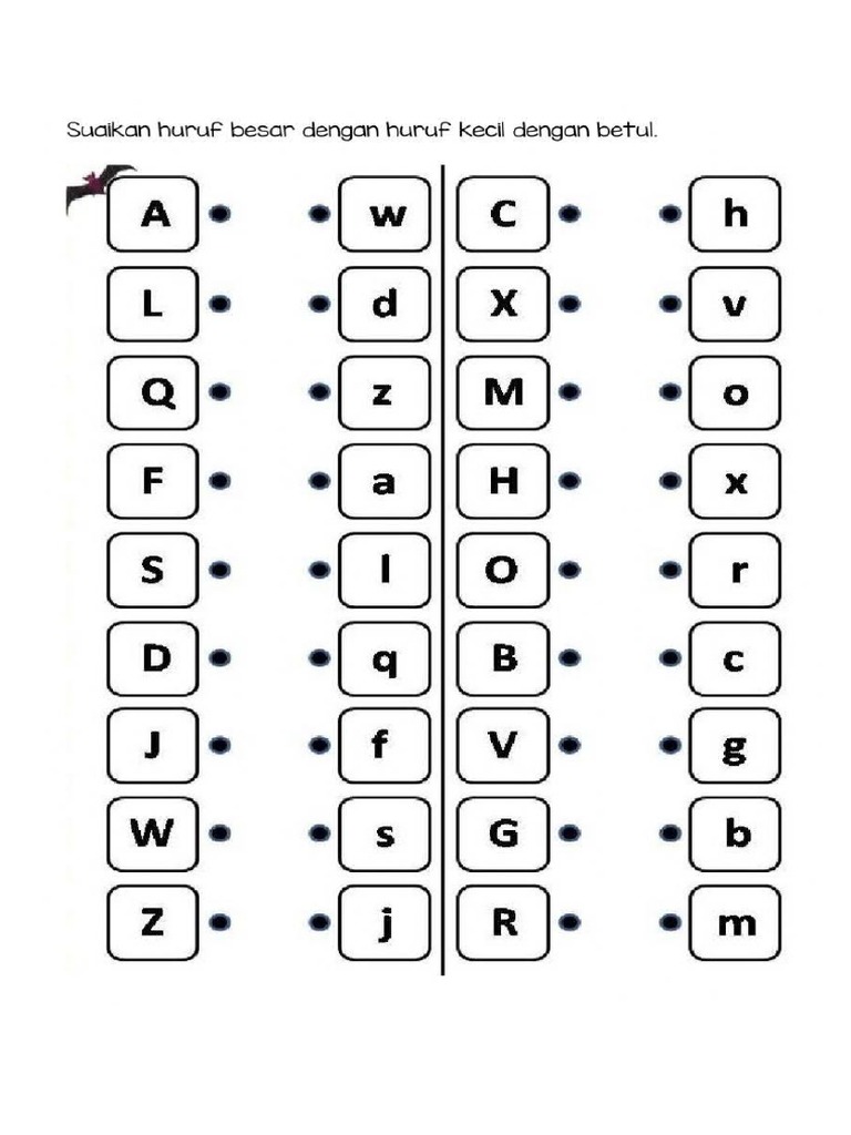 Latihan Huruf Besar Huruf Kecil | PDF