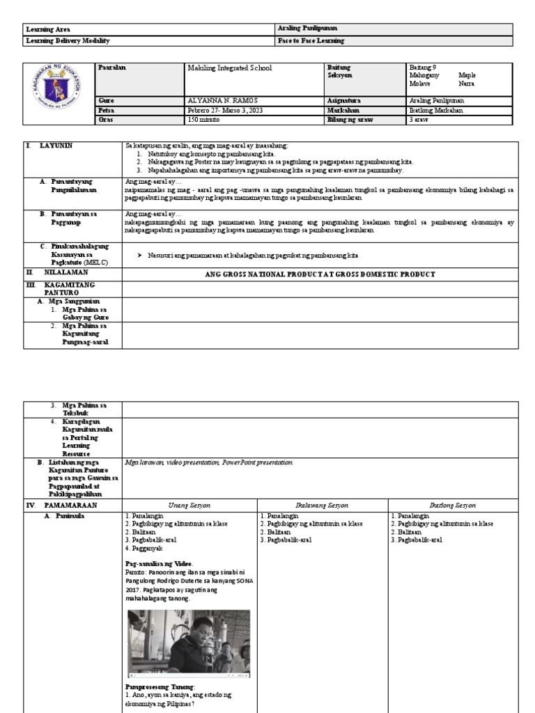 DLL - GNP and GDP | PDF