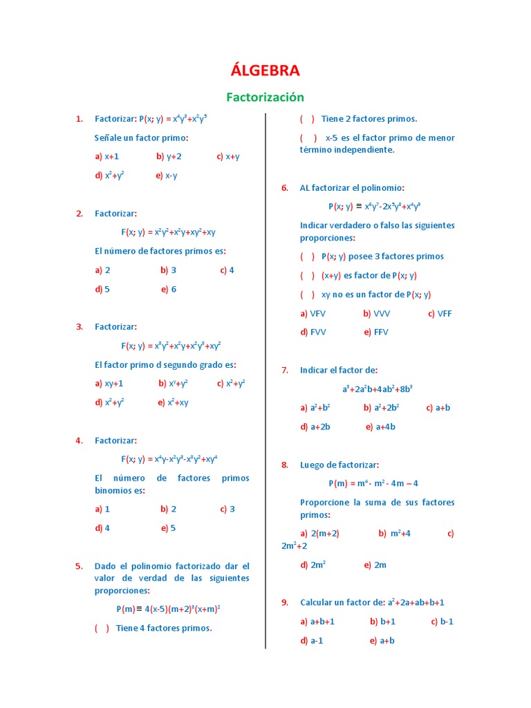 Álgebra 1 5 23 | PDF | Métodos y materiales de enseñanza