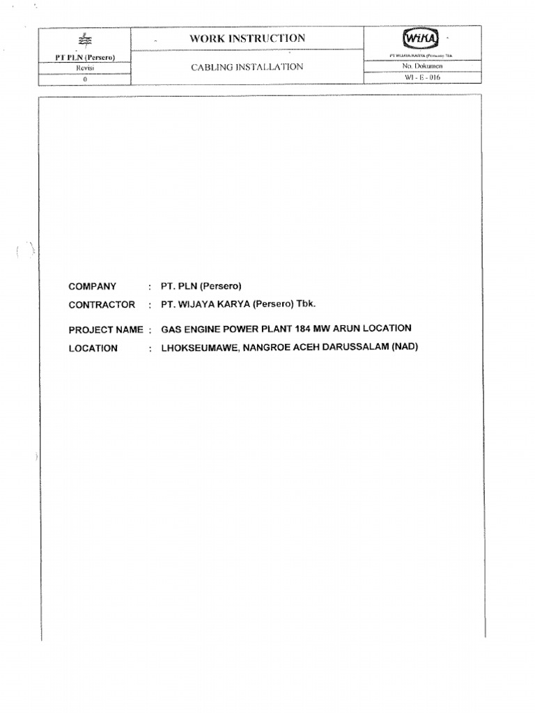 Cabling Installation | PDF