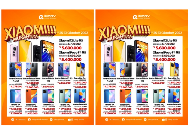 Brosur Promo Xiaomi | PDF