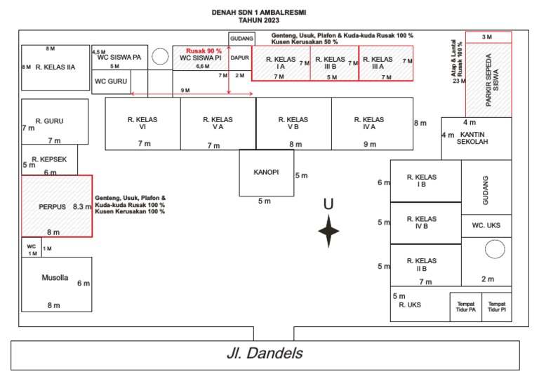 Denah SDN 1 Ambalresmi | PDF