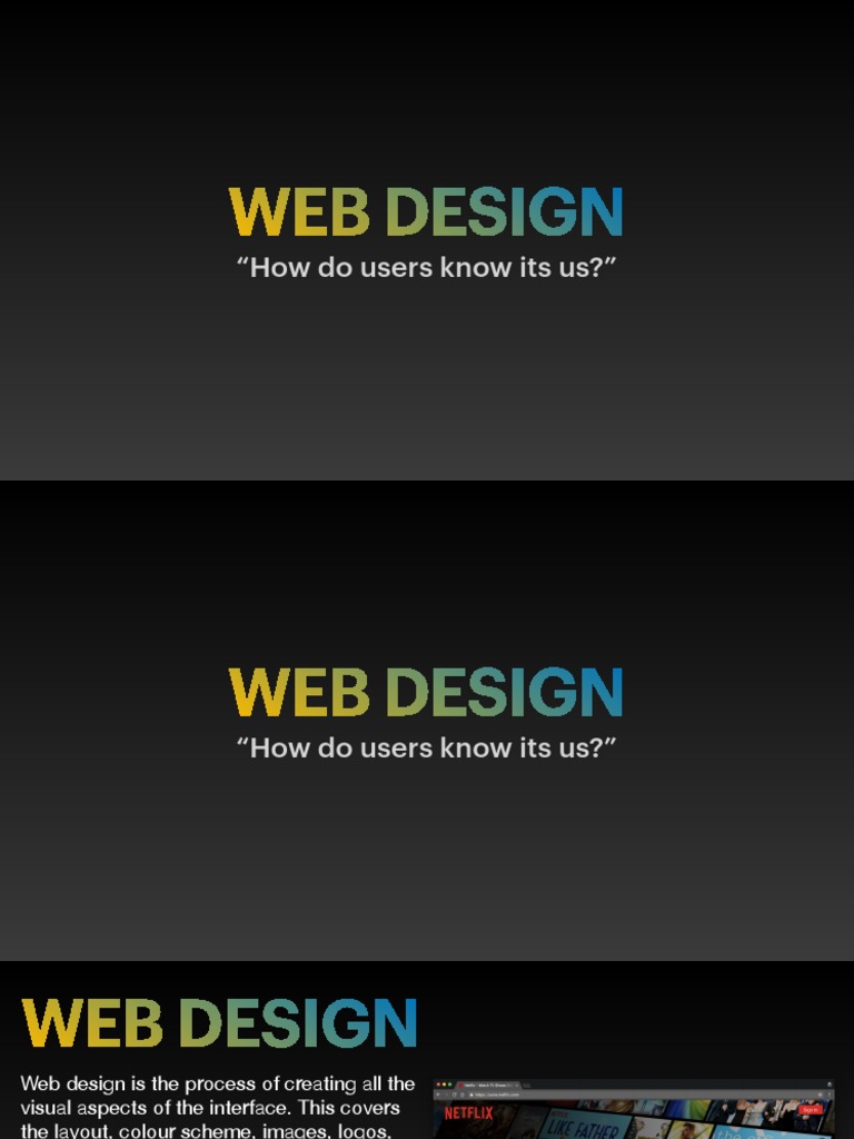 Web Design Presentation | Descargar gratis PDF | Web Design | World Wide Web
