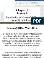 1.1 1. Introduction To MS Word 2021 | PDF | Microsoft Word | Operating System Families