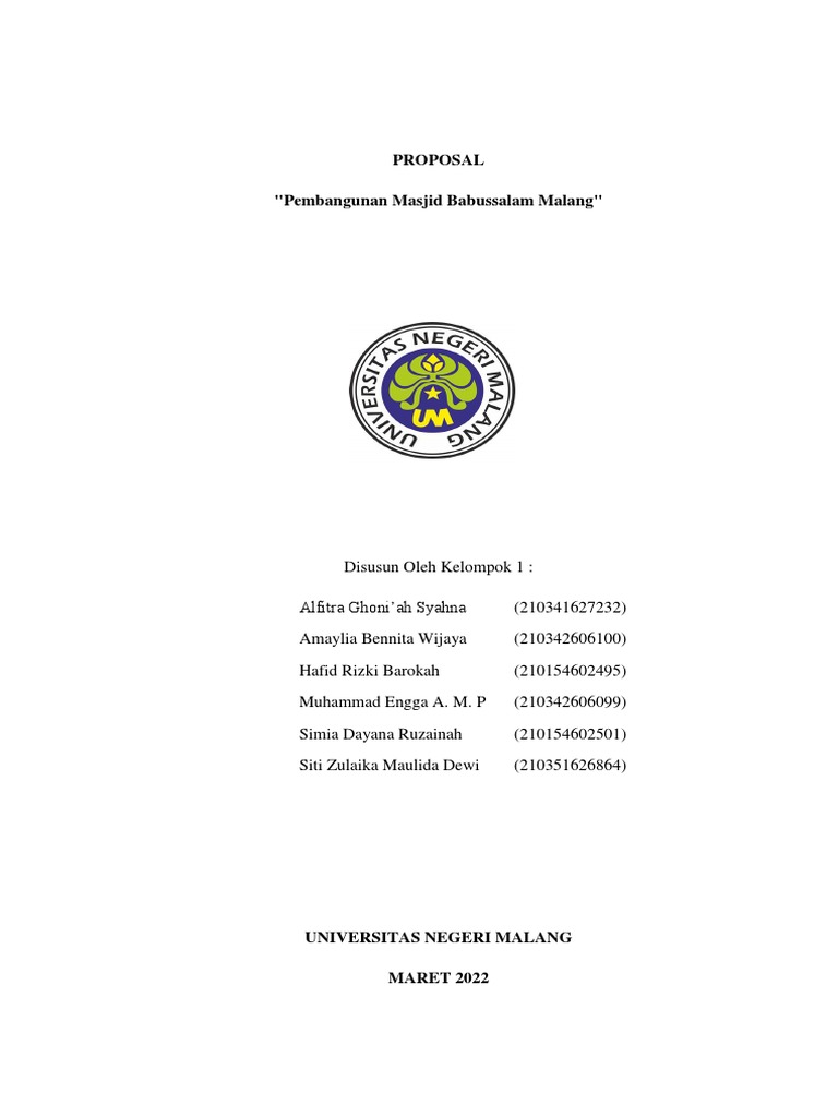 Proposal PKN Kelompok 1 | PDF