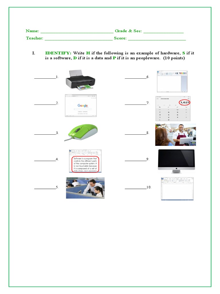 ICT 2 - Quiz Review | PDF | Computer File | Computer Keyboard