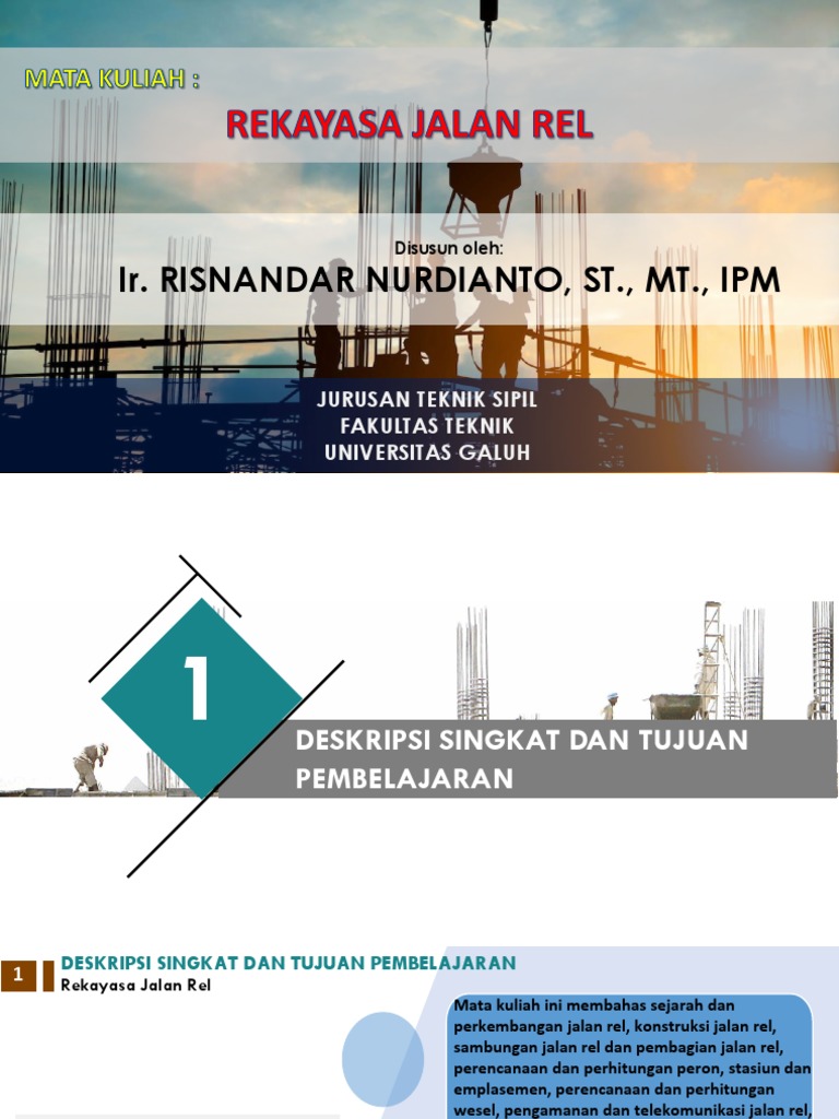 Rekayasa Jalan Rel dan Perkeretaapian | PDF | Komputer