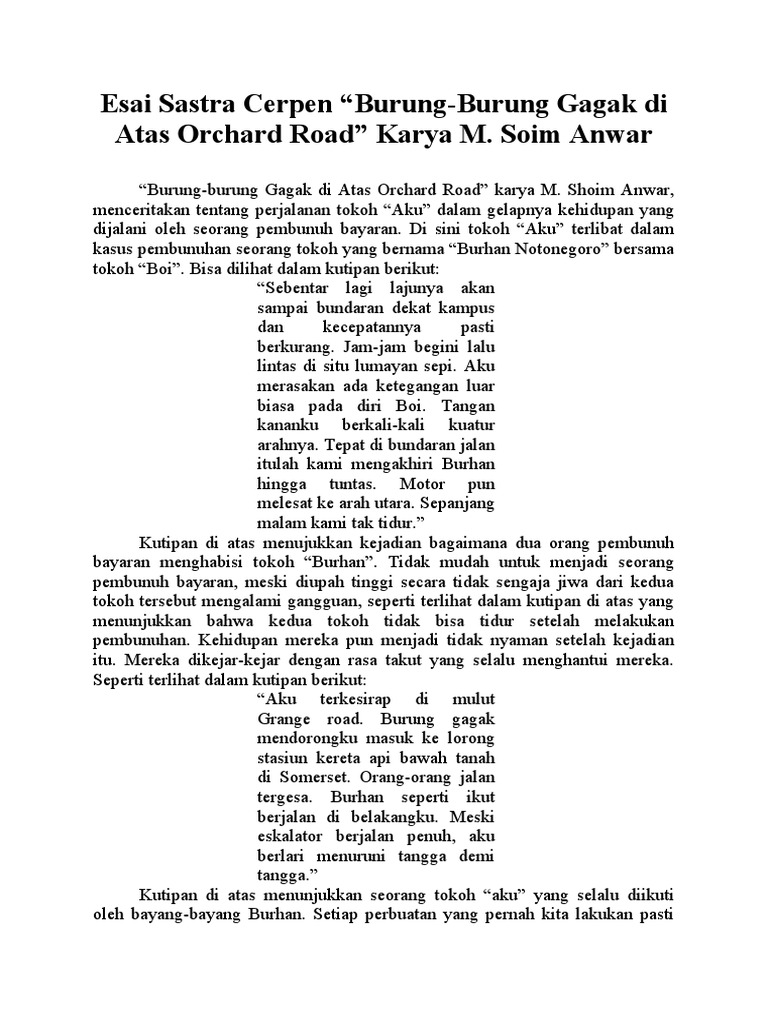 Esai Karya Tulis Pdf