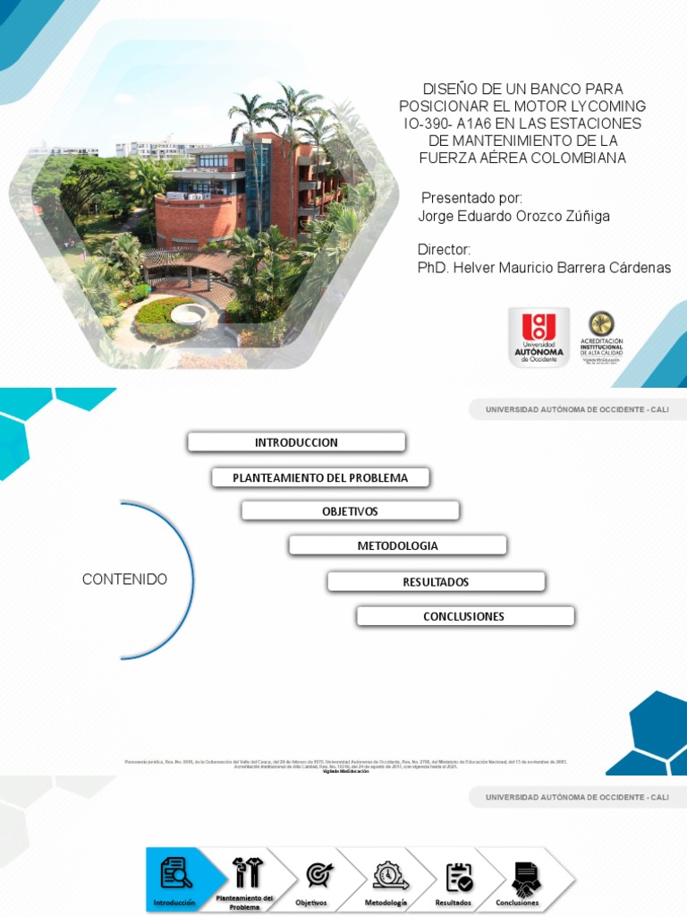 Presentacion Trabajo de Grado | PDF