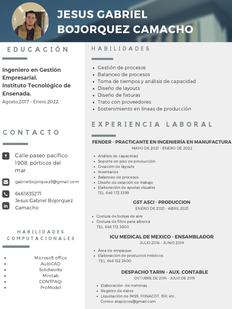 Jesus Gabriel Bojorquez Camacho | PDF