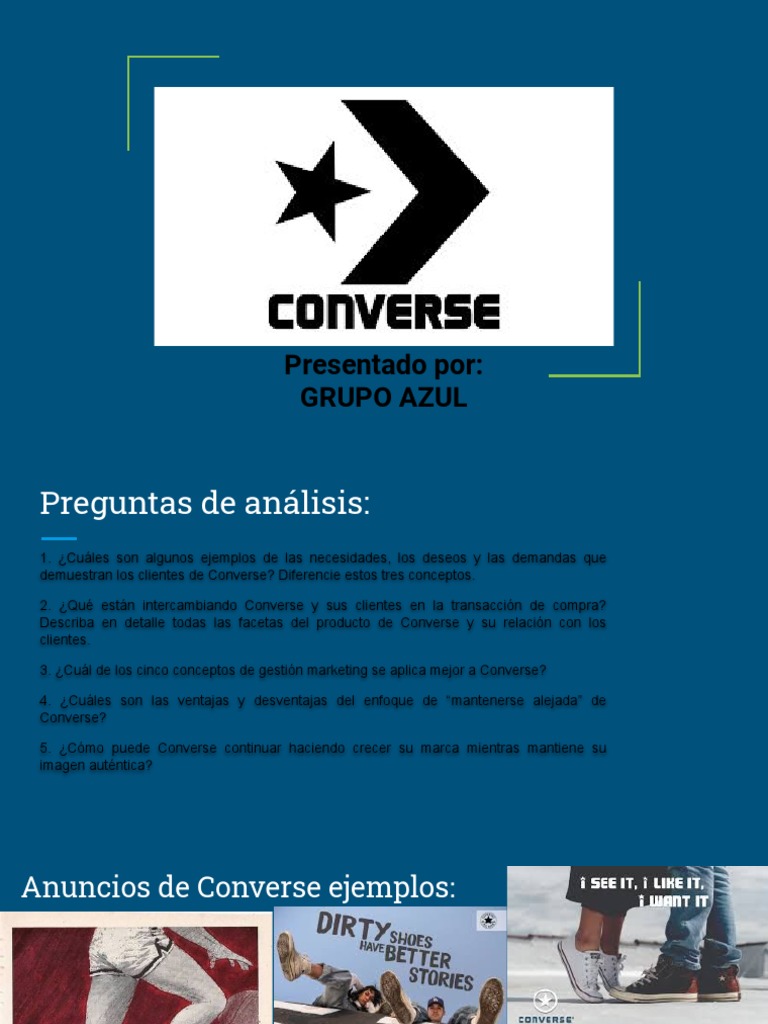 Caso de Mercadeo-Converse | PDF | Marketing | Marca