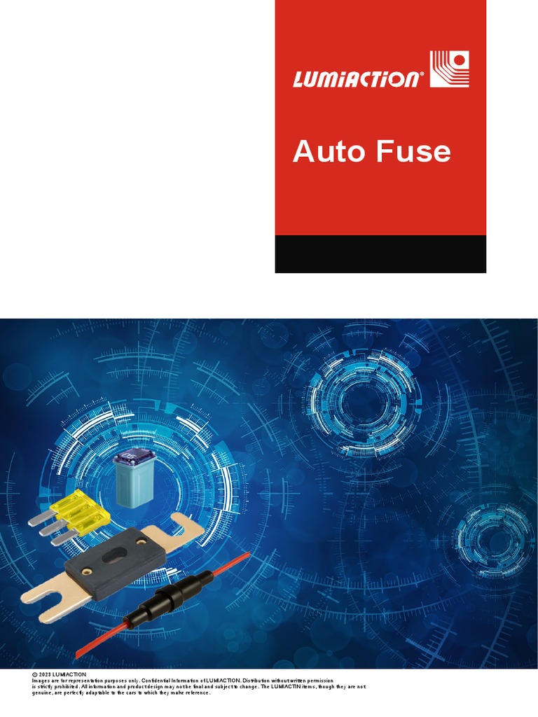 Auto Fuse Types and Specifications | PDF | Fuse (Electrical) | Color