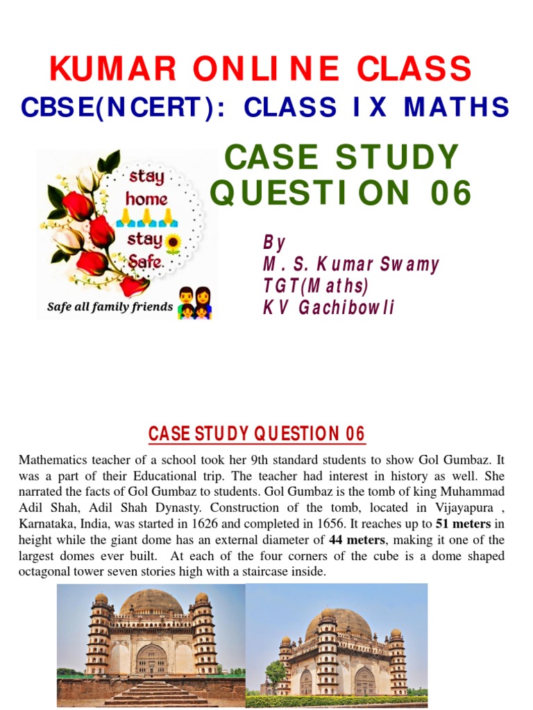 Maths Ix Case Study Question 06 | PDF