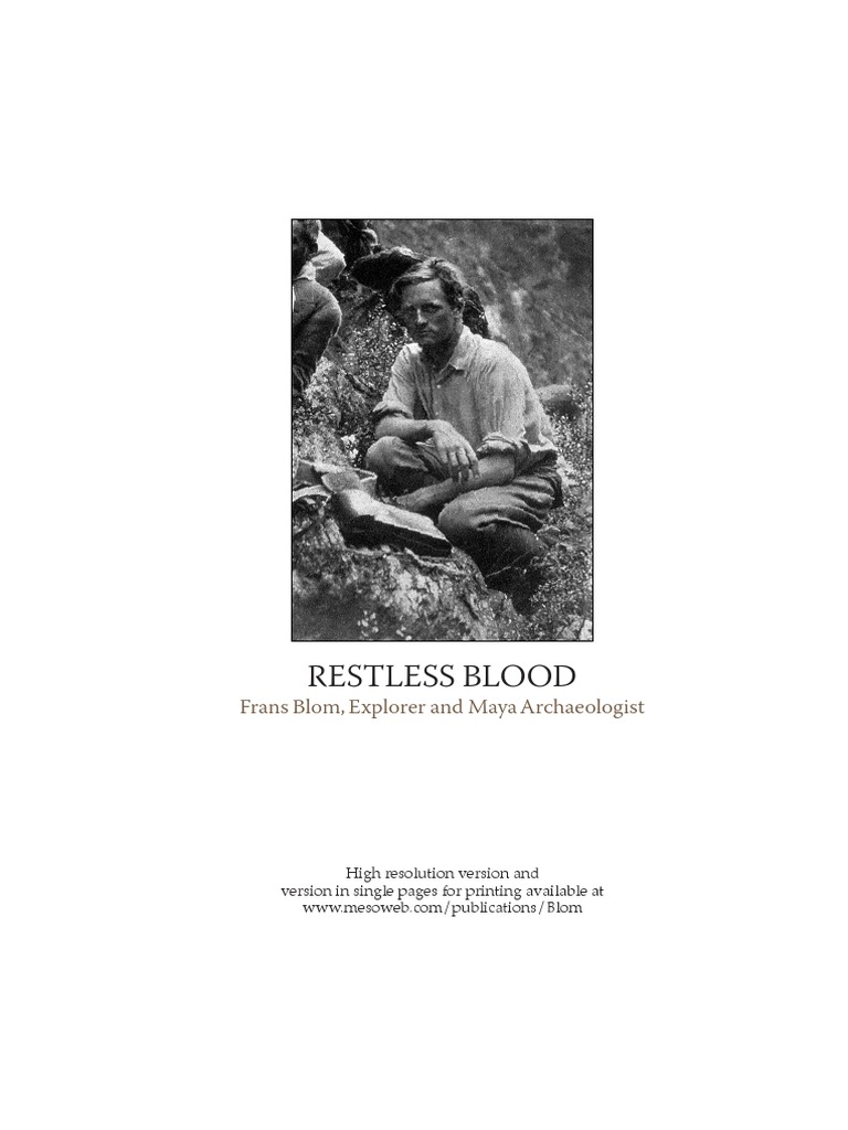 RestlessBlood. FRans Blom | PDF