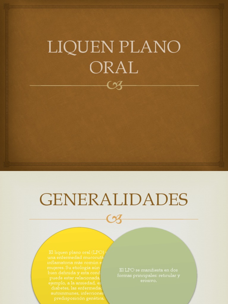 Liquen Plano Oral | PDF | Inflamación | Medicina