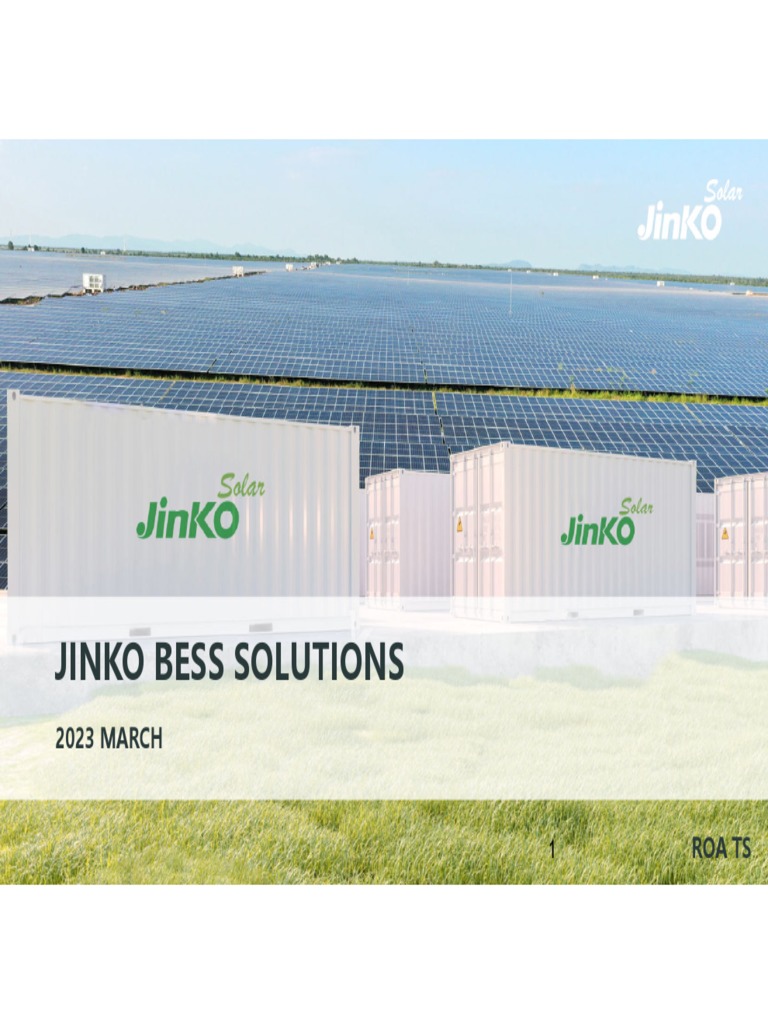 Jinko ESS Presentation ROA 2023MAR (Thailand) | PDF