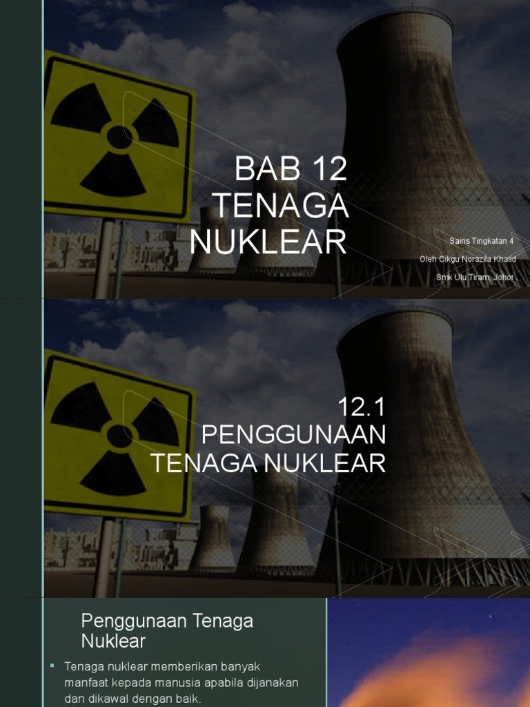 Manfaat dan Impak Tenaga Nuklear | PDF | Sains & Matematika