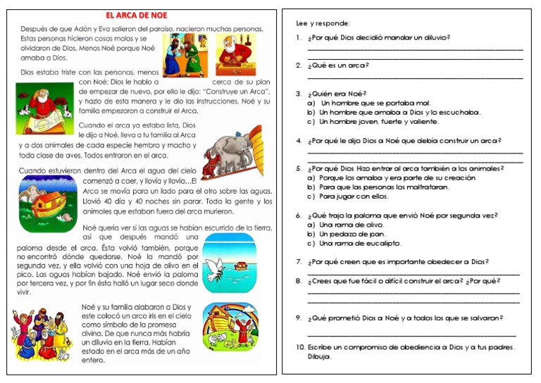 EL ARCA DE NOE Ficha | PDF | Hogar, jardinería y bricolaje